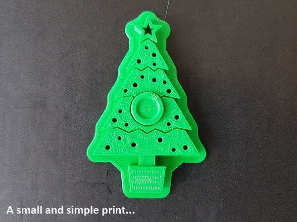 🎄 Christmas Tree Fidget Spinner・Free STL File for ・Cults