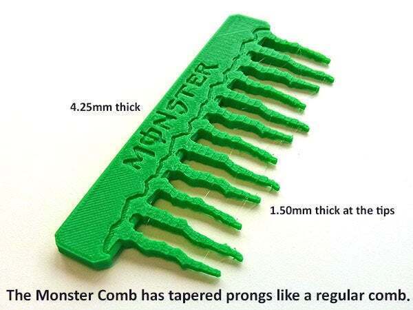 👹 'Monster' Comb・Free STL File for ・Cults
