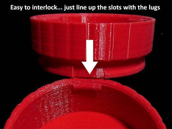 Free STL file Ribbed Sidewall Interlocking Stackerz 🎂 ・3D printer ...