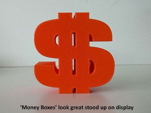 💰 '$' Money Box・Free STL File for ・Cults