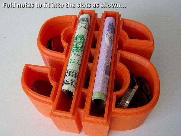 💰 '$' Money Box・Free STL File for ・Cults