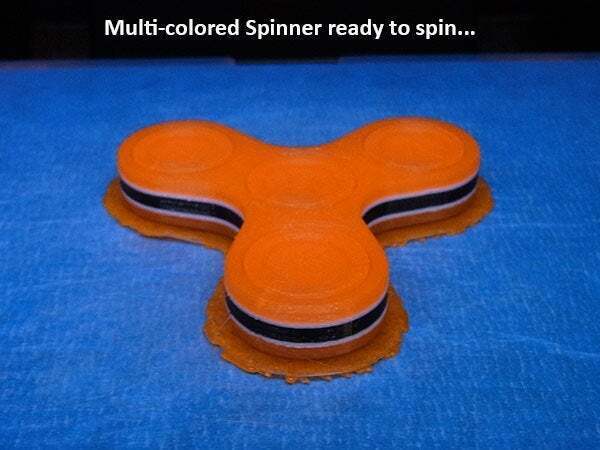 Free STL file Fidget Spinner - One-Piece-Print / No Bearings Required ...