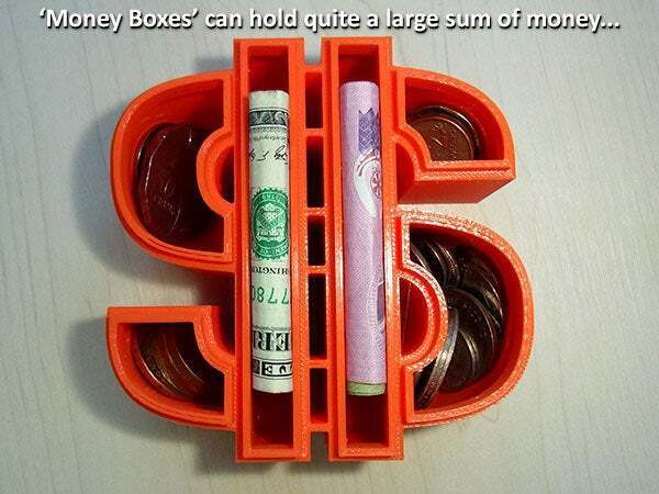 💰 '$' Money Box・Free STL File for ・Cults