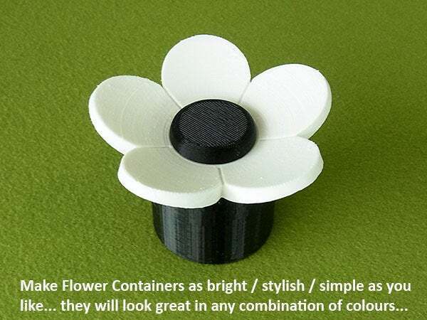 Free STL file Flower Containers 💐 ・Design to download and 3D print・Cults