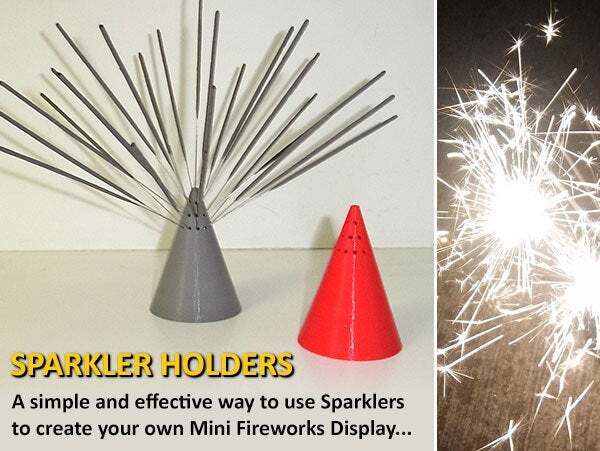 Free STL file Sparkler Holder 🎇 ・3D printable model to download・Cults