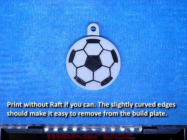 ⚽ Soccer Ball / Football Key Fob・Free STL File for ・Cults