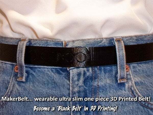 👗 Cinturón del Creador'.... Cinta impresa en 3D de una sola pieza ultra ...