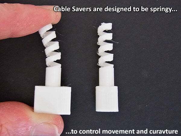 🍎 Springy Apple Cable Savers・Free STL File for ・Cults