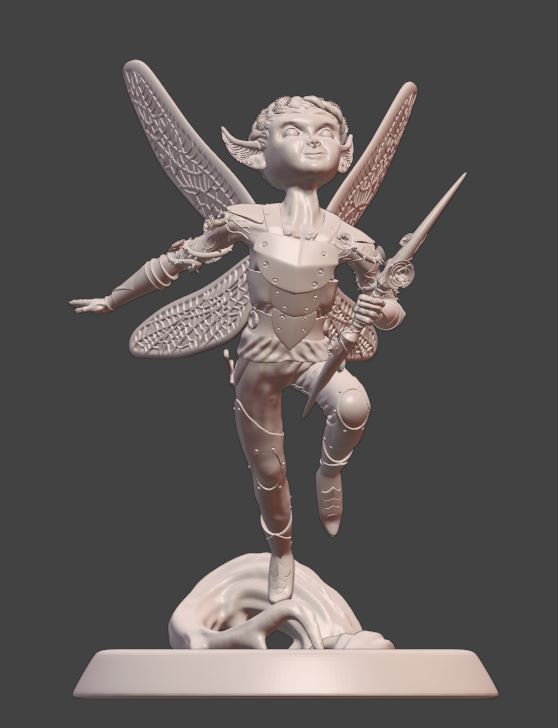 🧚 Fairy Miniature・Free STL File for 3D printing・Cults