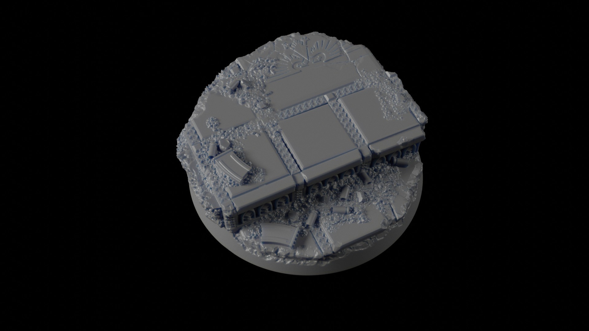 Free STL file 40mm Base Urban 01 🎲 ・3D printable model to download・Cults