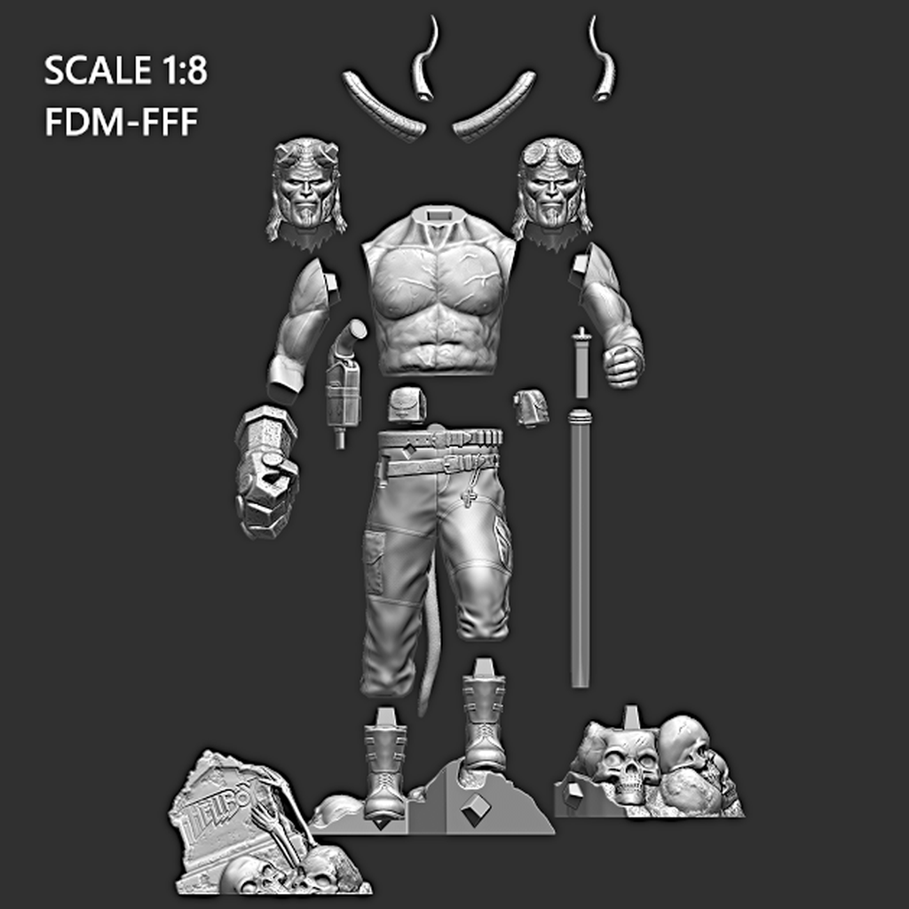 Free STL file Punch HellBoy 👊・3D printing idea to download・Cults