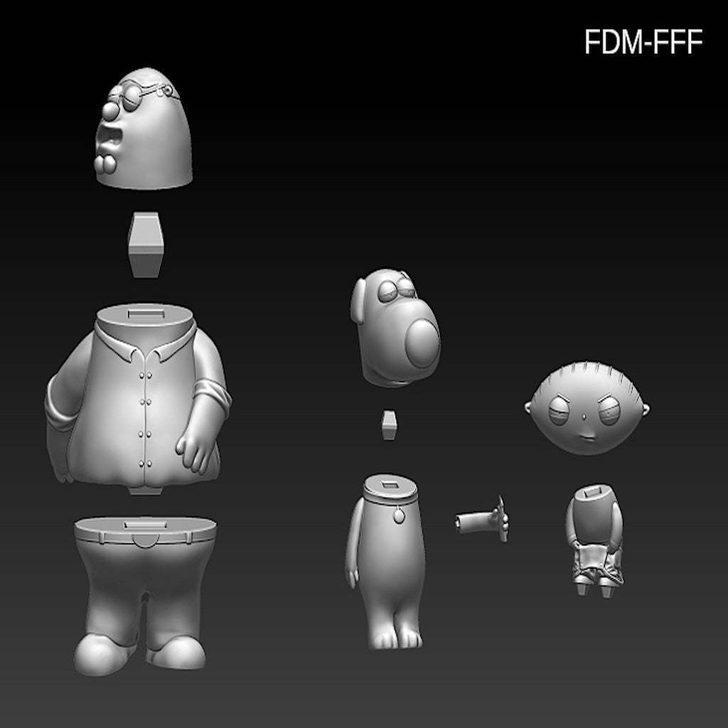 🦅 Brian Griffin Family guy File STL・Free STL File for ・Cults