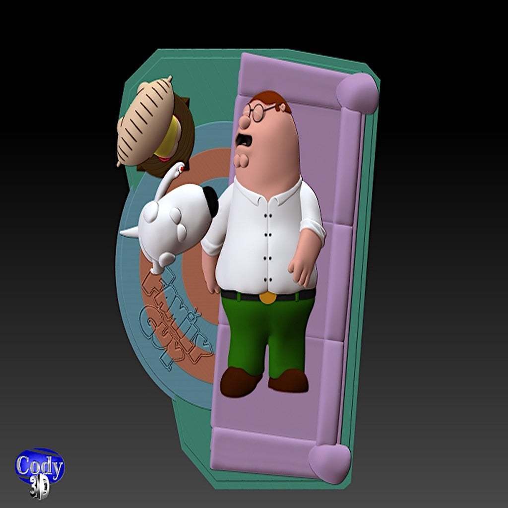 🦅 Brian Griffin Family guy File STL・Free STL File for ・Cults