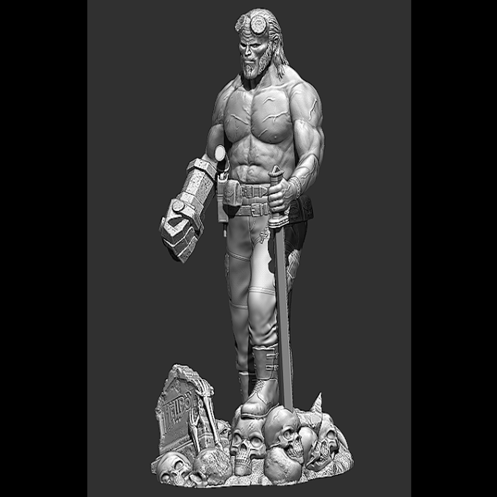 Free STL file Punch HellBoy 👊・3D printing idea to download・Cults