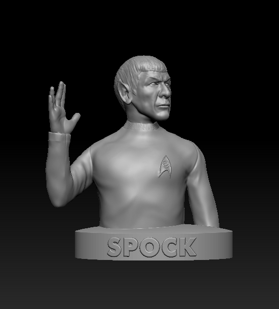 STL file Mr. Spock Bust 👤・3D print object to download・Cults