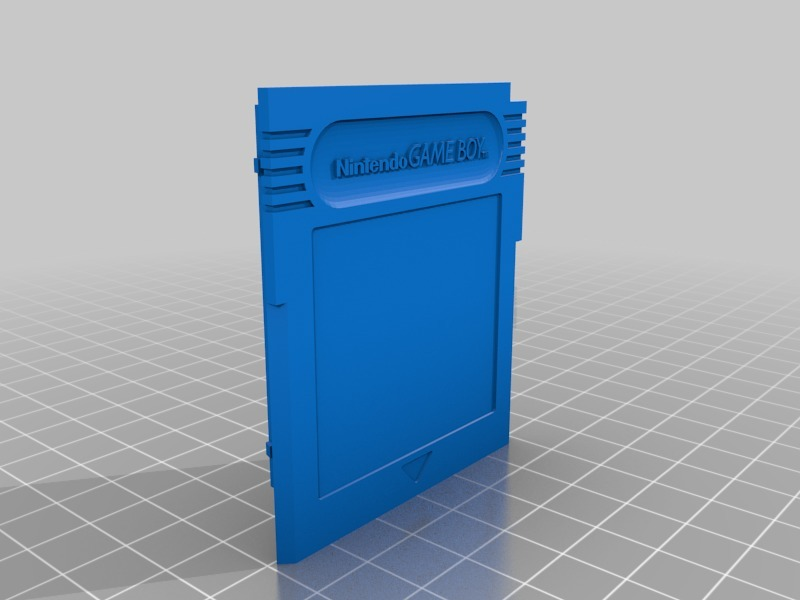 👦 Game Boy Cartridge Shell - Type A・Free 3D File for ・Cults
