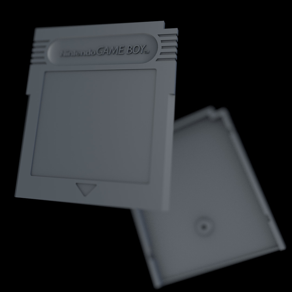 👦 Game Boy Cartridge Shell - Type A・Free 3D File for ・Cults