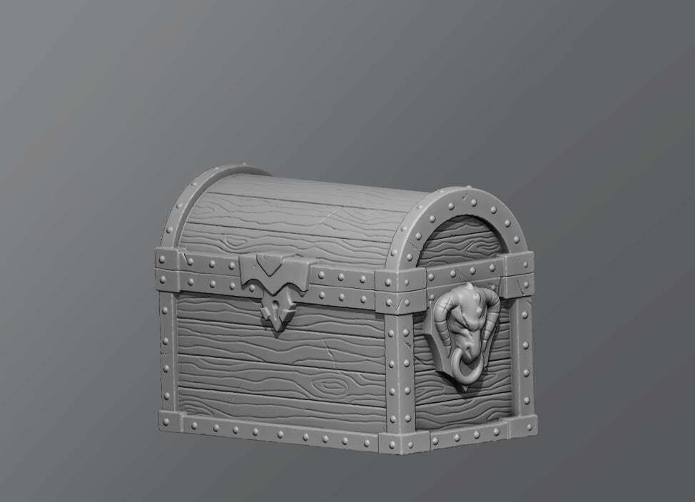 🎲 Chest・Free STL File for ・Cults