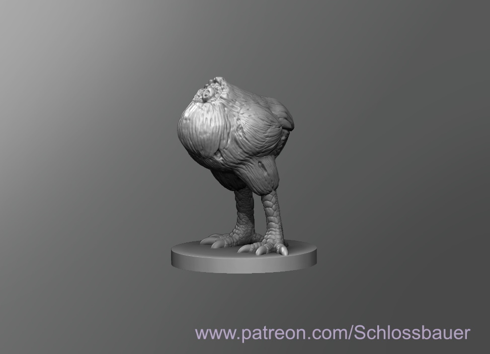 🧟 Zombie Chicken・Free STL File for ・Cults