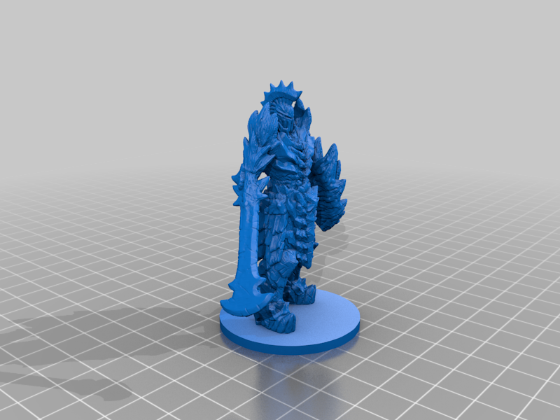 🎲 Large Metal Elemental・Free 3D File for ・Cults