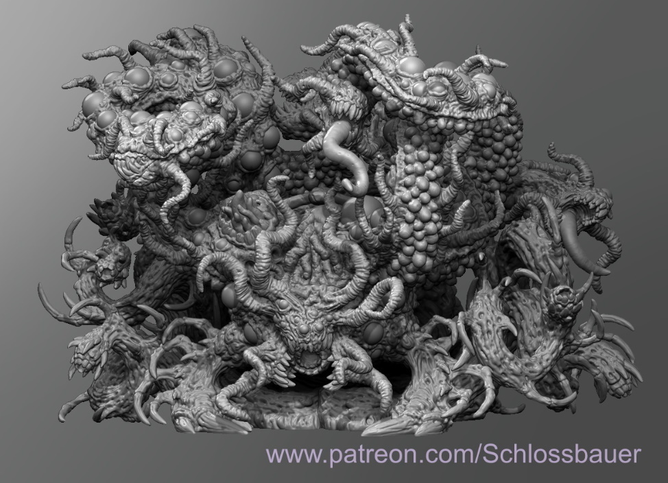 🎲 Shoggoth・Free 3D File for ・Cults