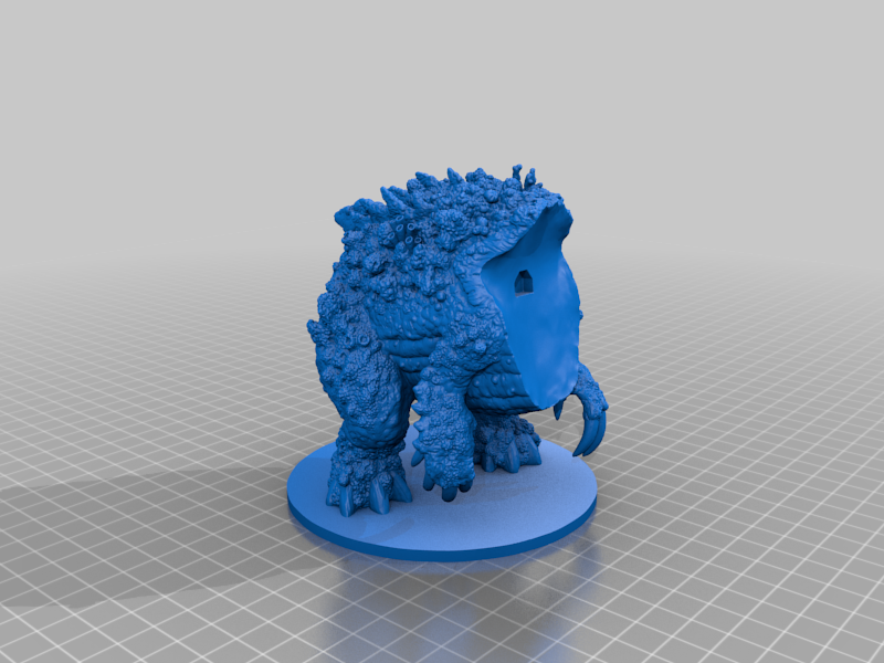 🎲 Gargantuan Deep One ver1・Free STL File for ・Cults
