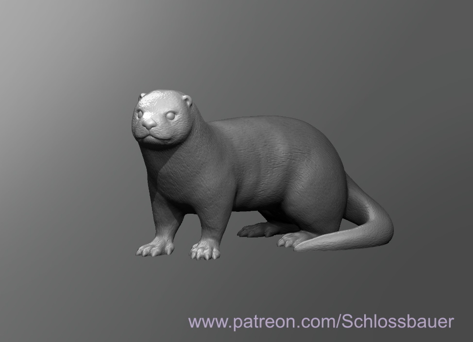 🦦 Otter・Free 3D File for ・Cults