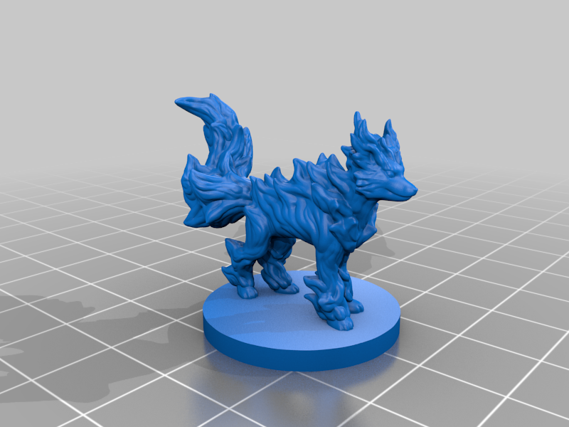 🔥 Fire Fox・Free STL File for ・Cults