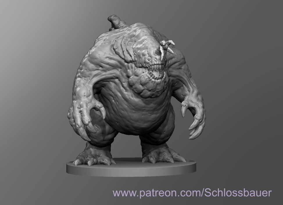 🎲 Large Deep One ver1・Free 3D File for ・Cults