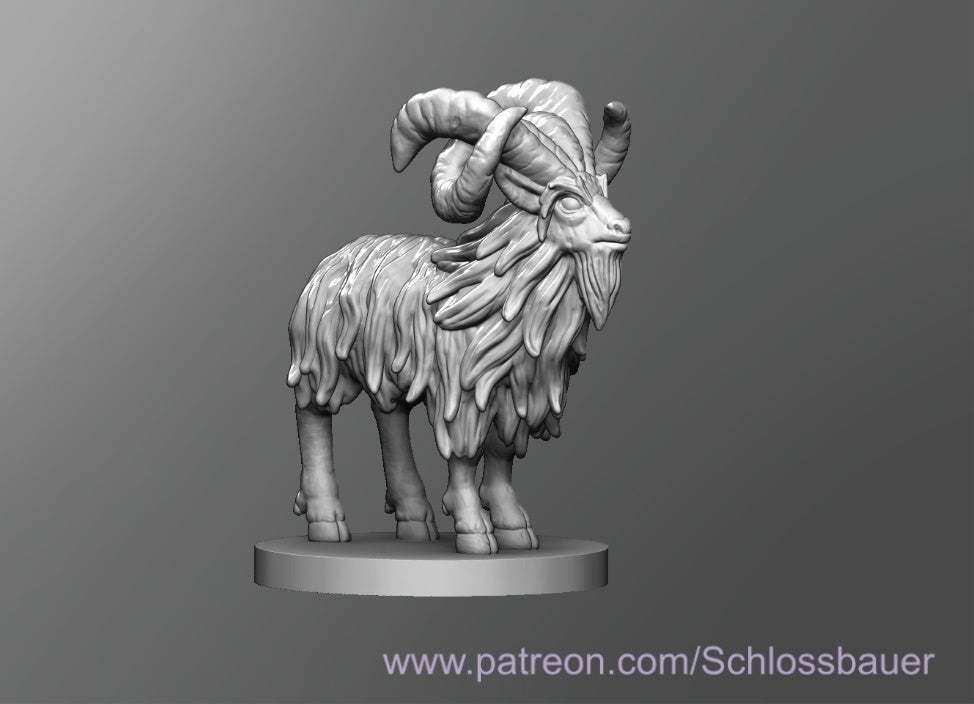 Free STL file Woe Goat 🐐 ・Template to download and 3D print・Cults