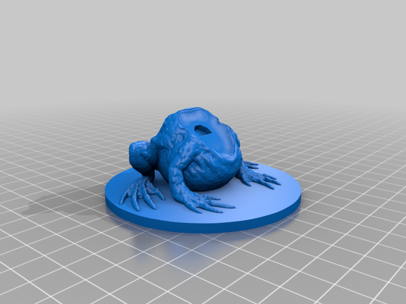 🐸 Monstrous Frog・Free 3D File for ・Cults