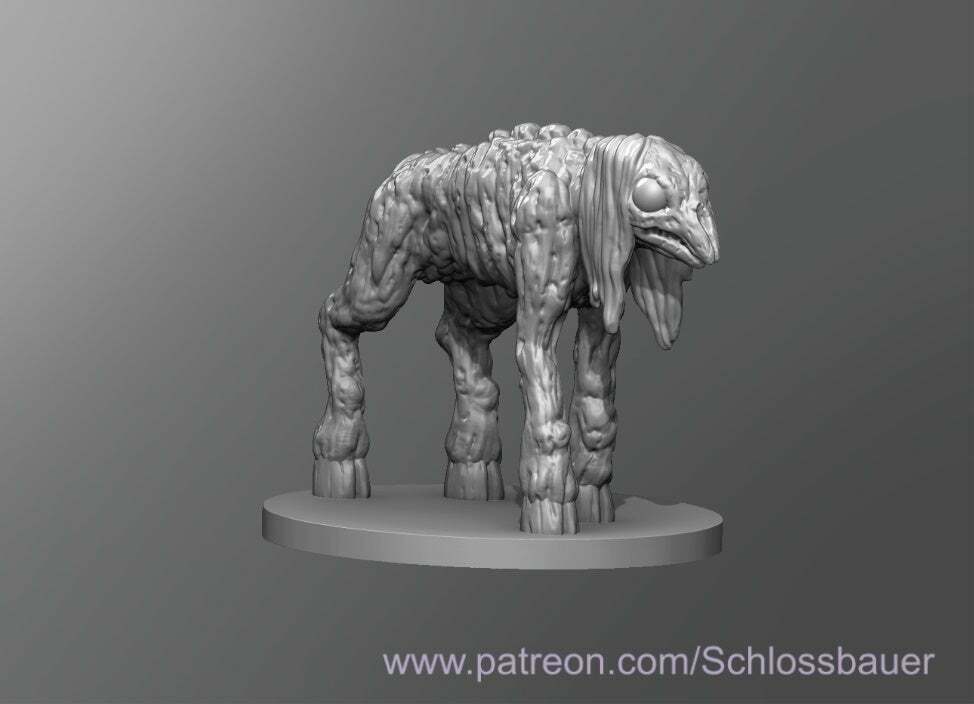 🎲 SCP 4158・Free STL File for ・Cults