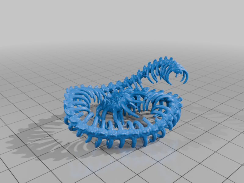 🦴 Bone Naga・Free 3D File for ・Cults