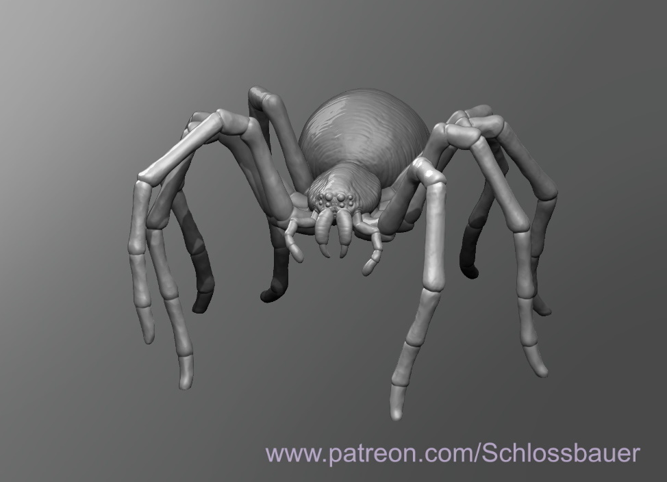 🕷️ Giant Spider・Free 3D File for ・Cults