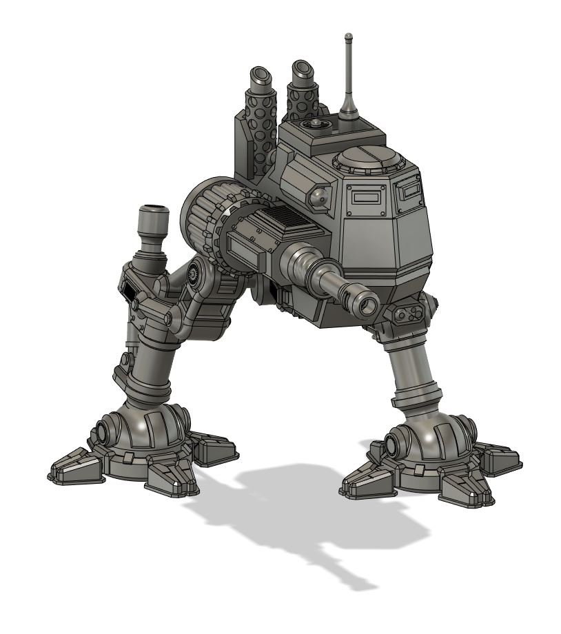 3d File Armored Walker For Legion Of Metal Sentinel Proxy 🎲 ・3d