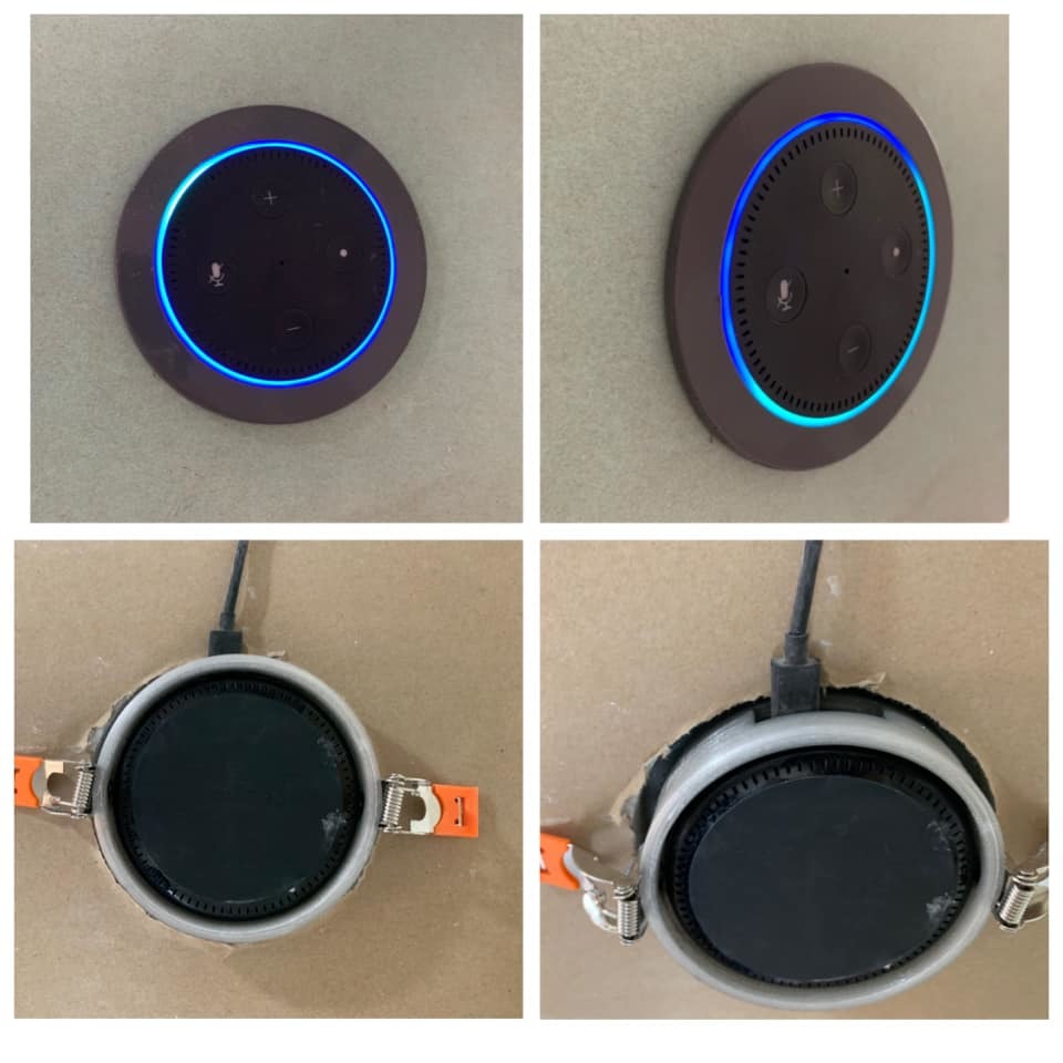 3D-Datei Alexa Dot Halterung kostenlos 🔧 ・Design für 3D-Drucker zum ...