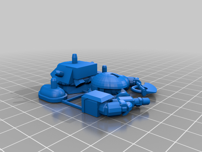 🤖 Chibi Zaku II SD Gundam Gunpla・Free 3D File for ・Cults