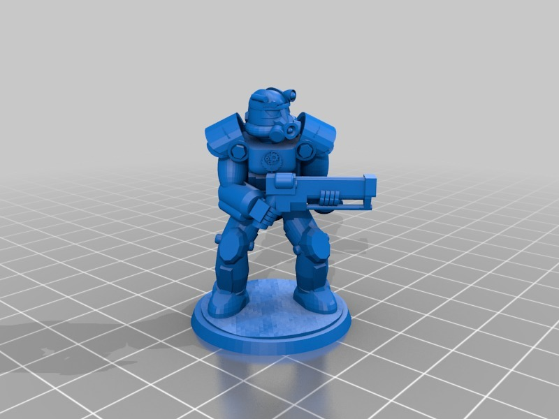 🧞‍♂️ Brotherhood Of Steel Fallout T 60 Power Armor Retro Zeerust 28mm