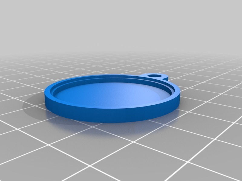 Free 3D file Keyfob to fit Whiztag.com sized tags 📱 ・3D printer model ...