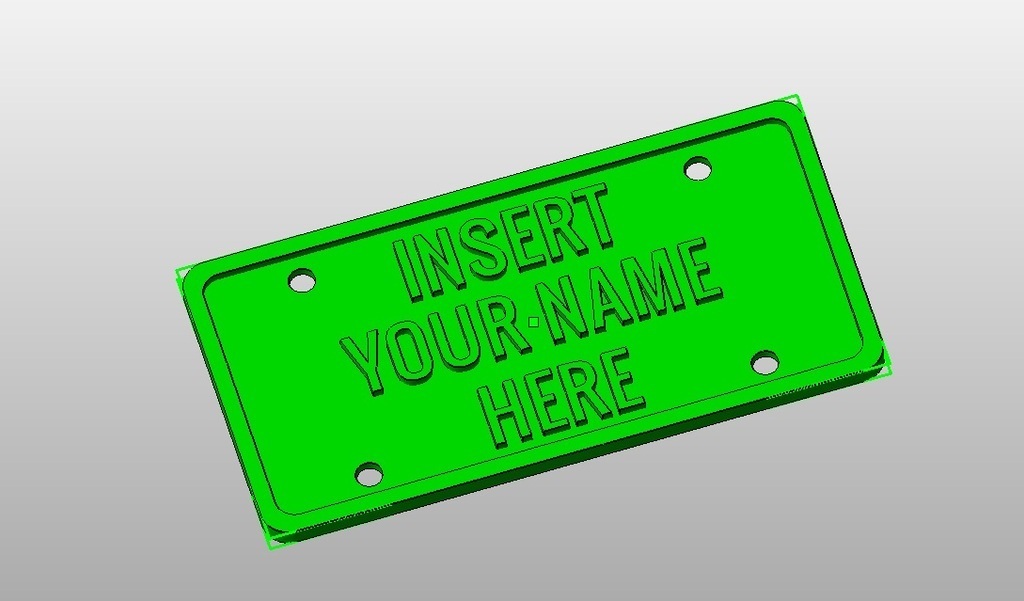 🚩 Licence Plate・Free 3D File for ・Cults