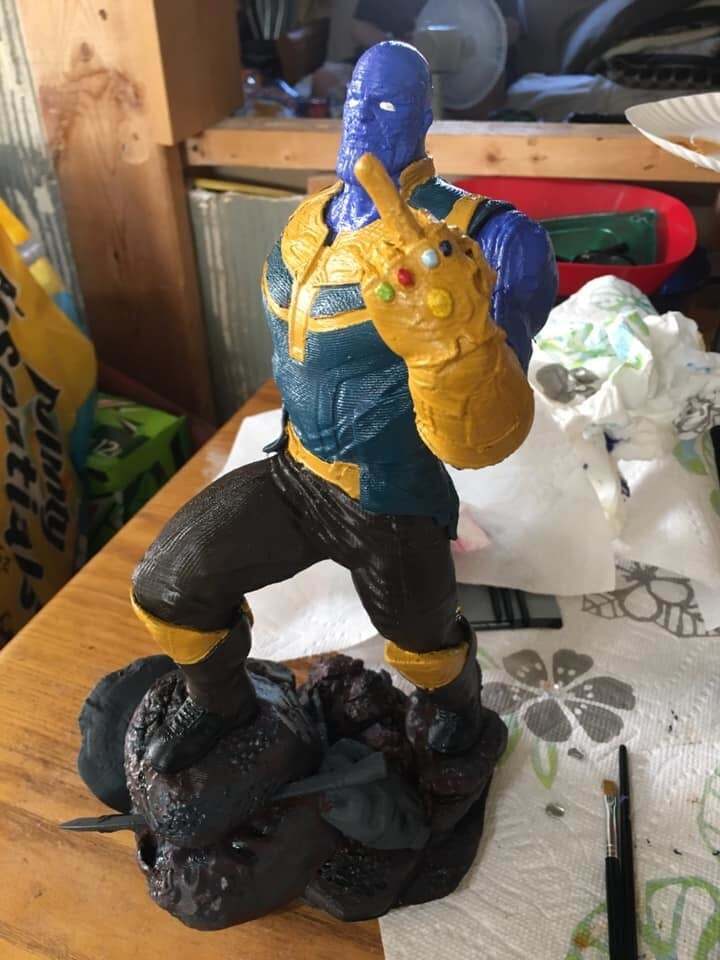 3D printed Thanos - Middle Finger Remix・Cults