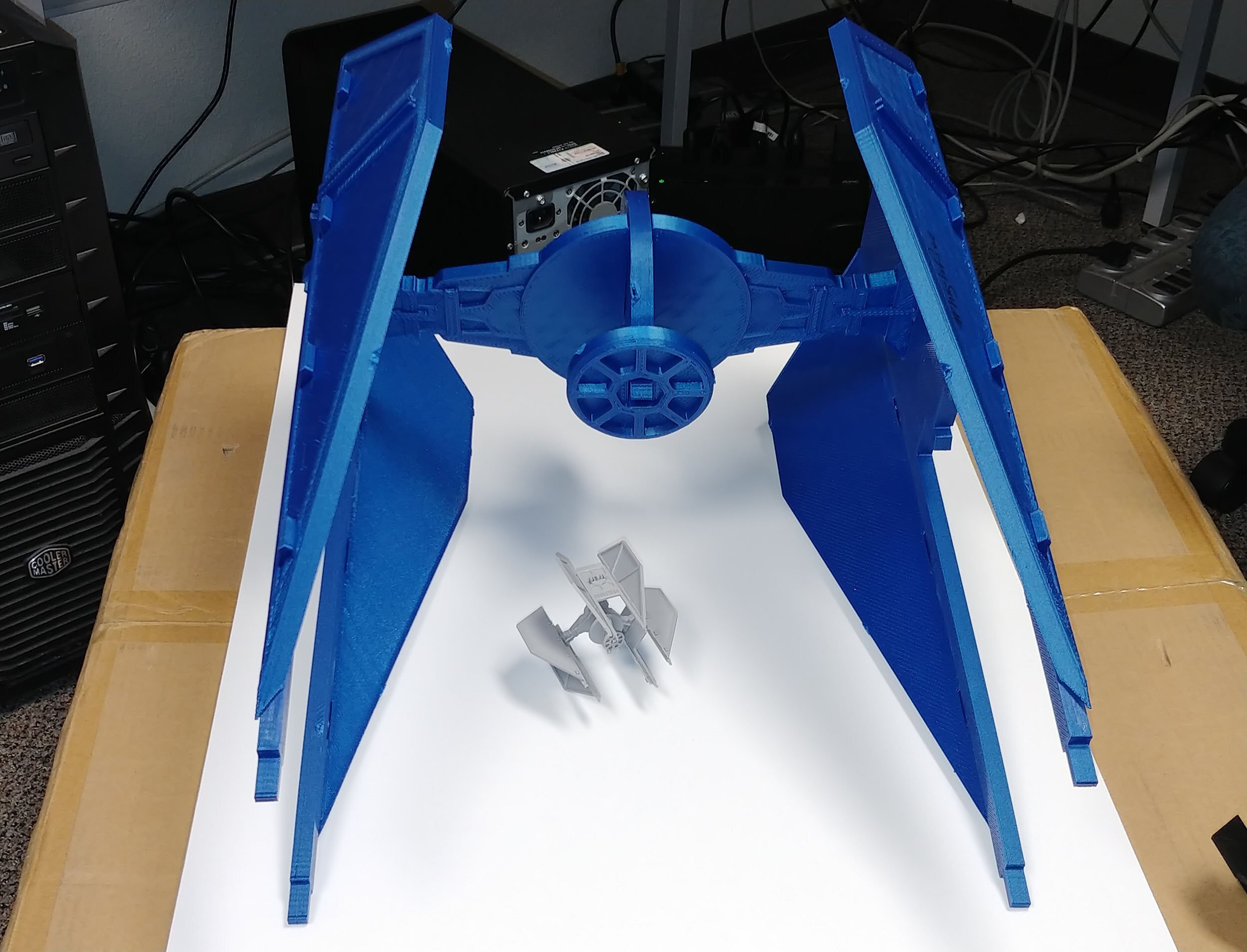 3D printing Tie Fighter Interceptor Kit Card・Cults