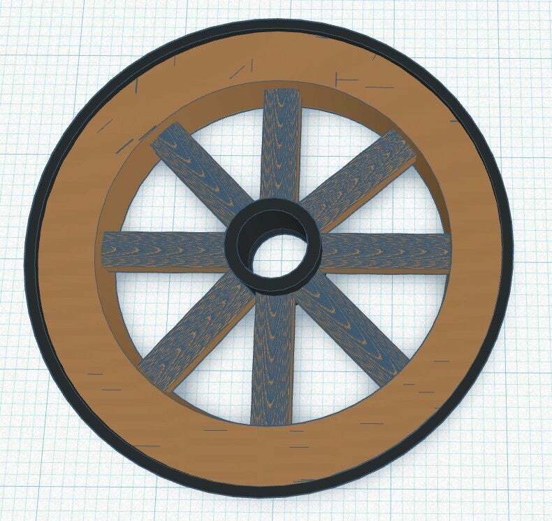 🤸 Roue charette・Fichier STL Gratuit pour ・Cults