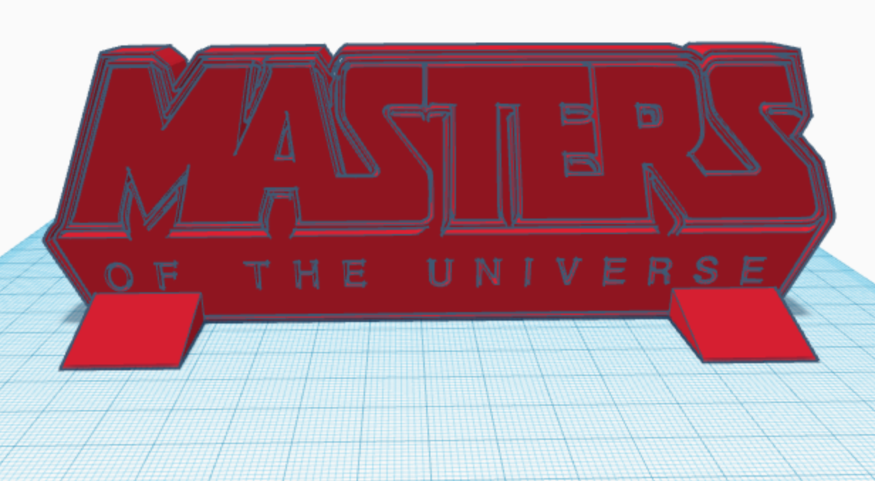 👽 Masters Of The Universe Logo・ STL File for ・Cults