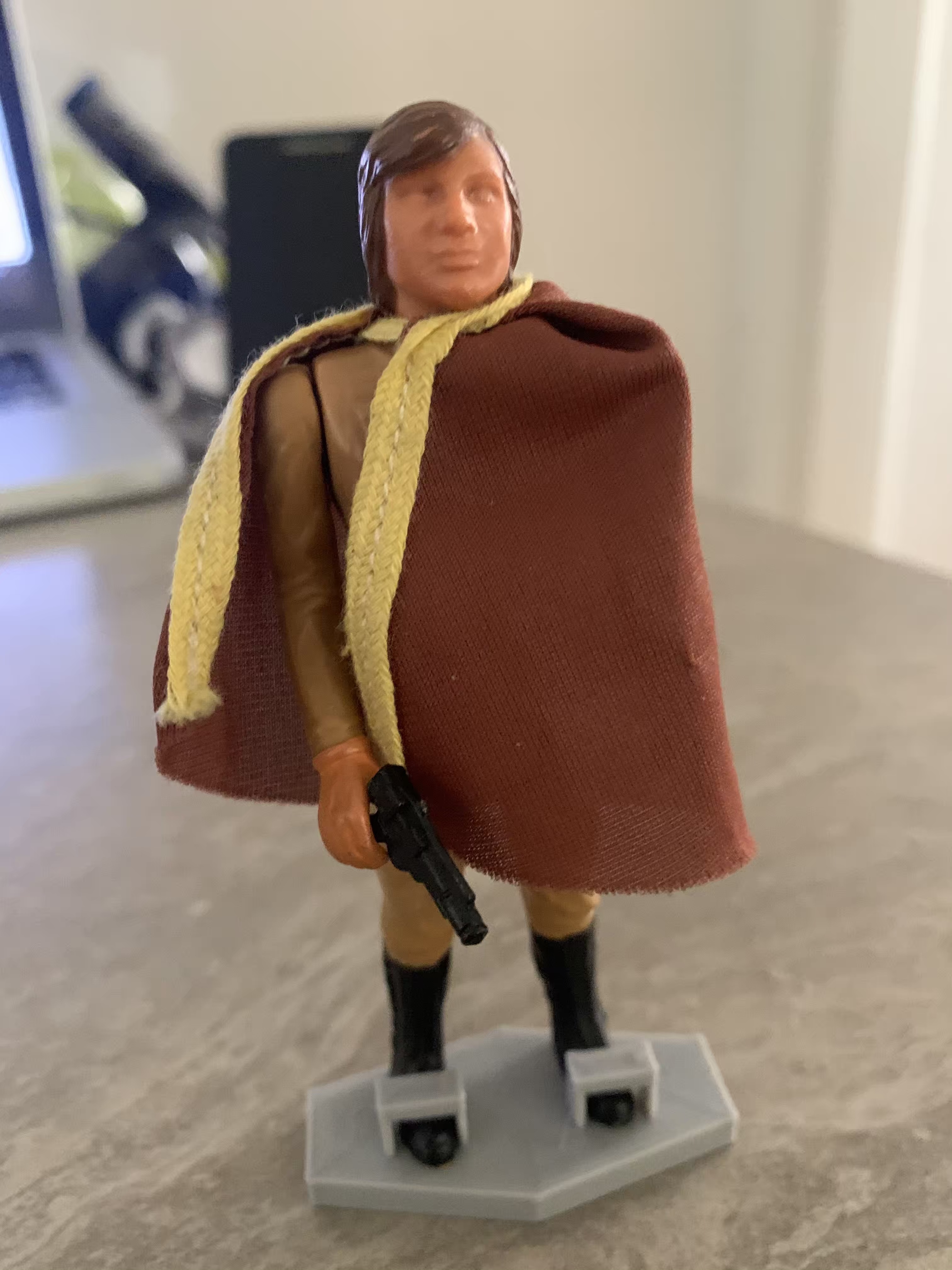 👽 Mattel Battlestar Galactica and mego Buck Rogers action figure stand ...