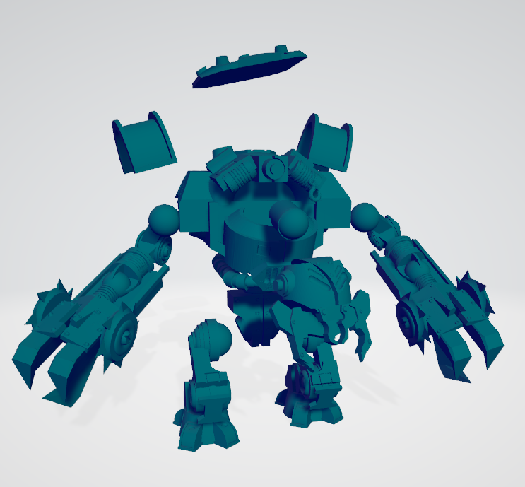🤖 Robot construction (layable)・Free STL File for ・Cults