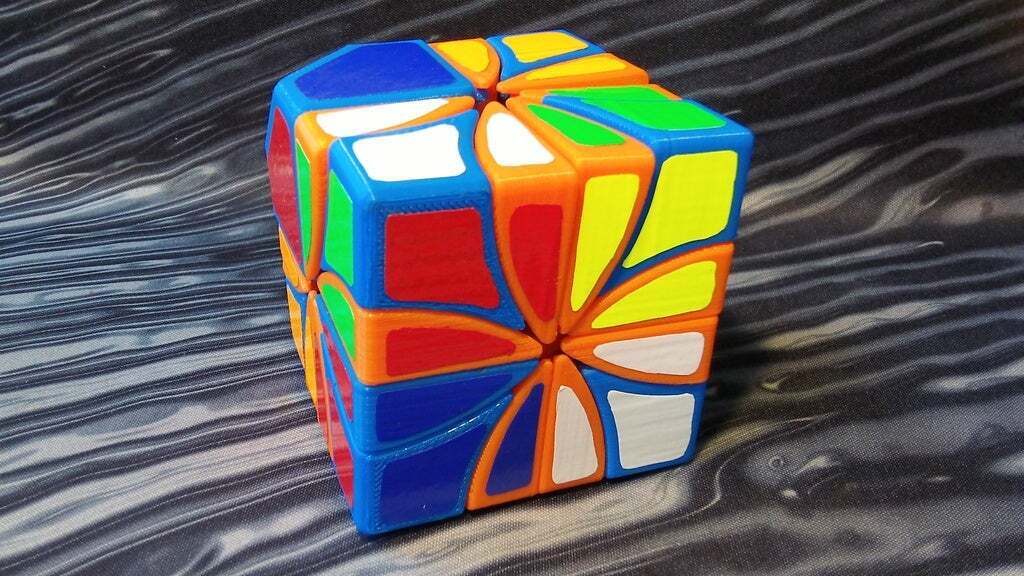 Archivo STL gratuito Dino asimétrico 2x2 Cubo de Rubik 🦖 ・Objeto para ...