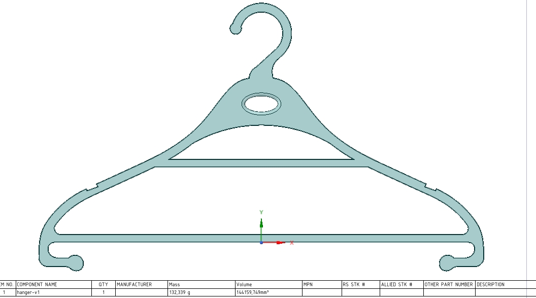 Файл STL Clothes hanger 3D model for real 3D printing and usufull in ...