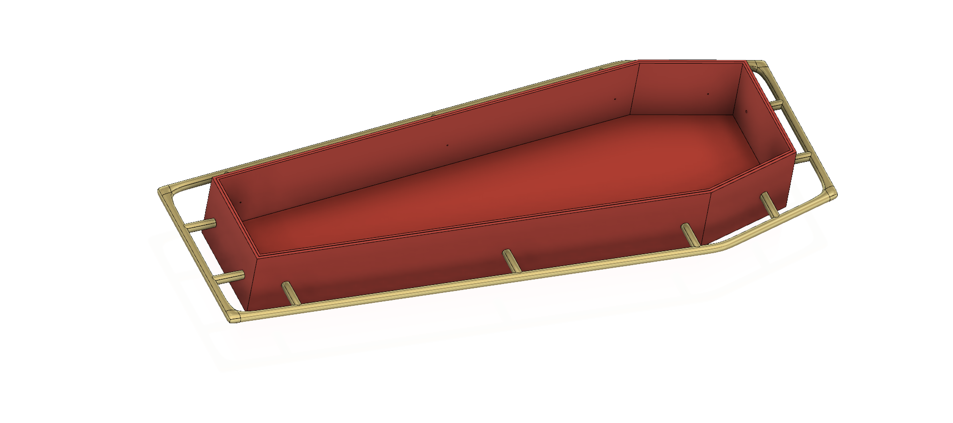 🎁 Gift Jewelry Box coffin cophinus κόφινος kophinos basket 3D print ...