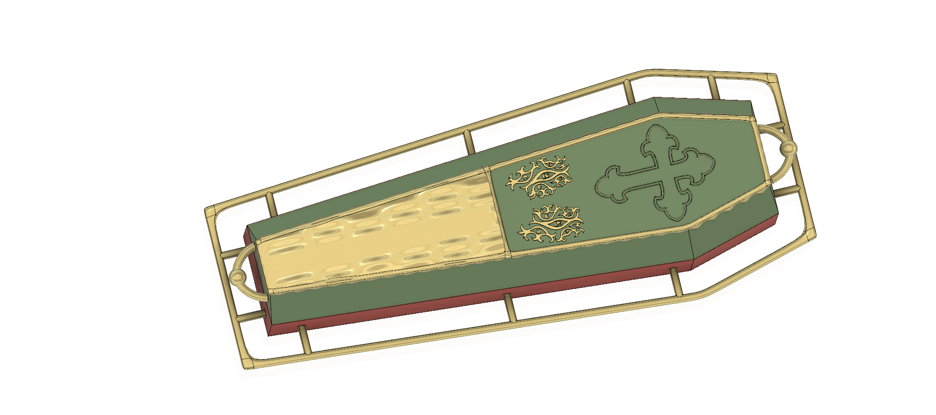 🎁 Gift Jewelry Box coffin cophinus κόφινος kophinos basket 3D print ...